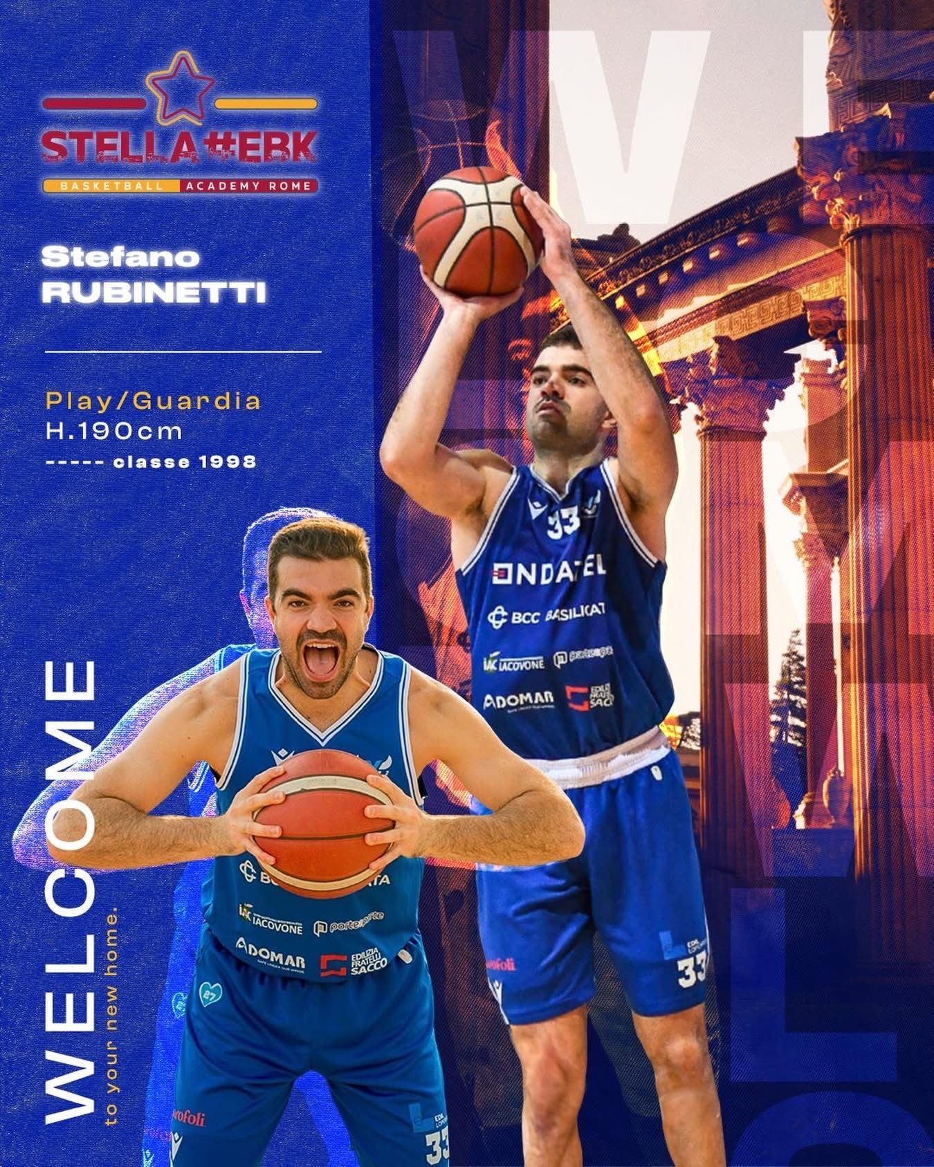 Stefano Rubinetti è un nuovo giocatore della Stella EBK - Basketincontro